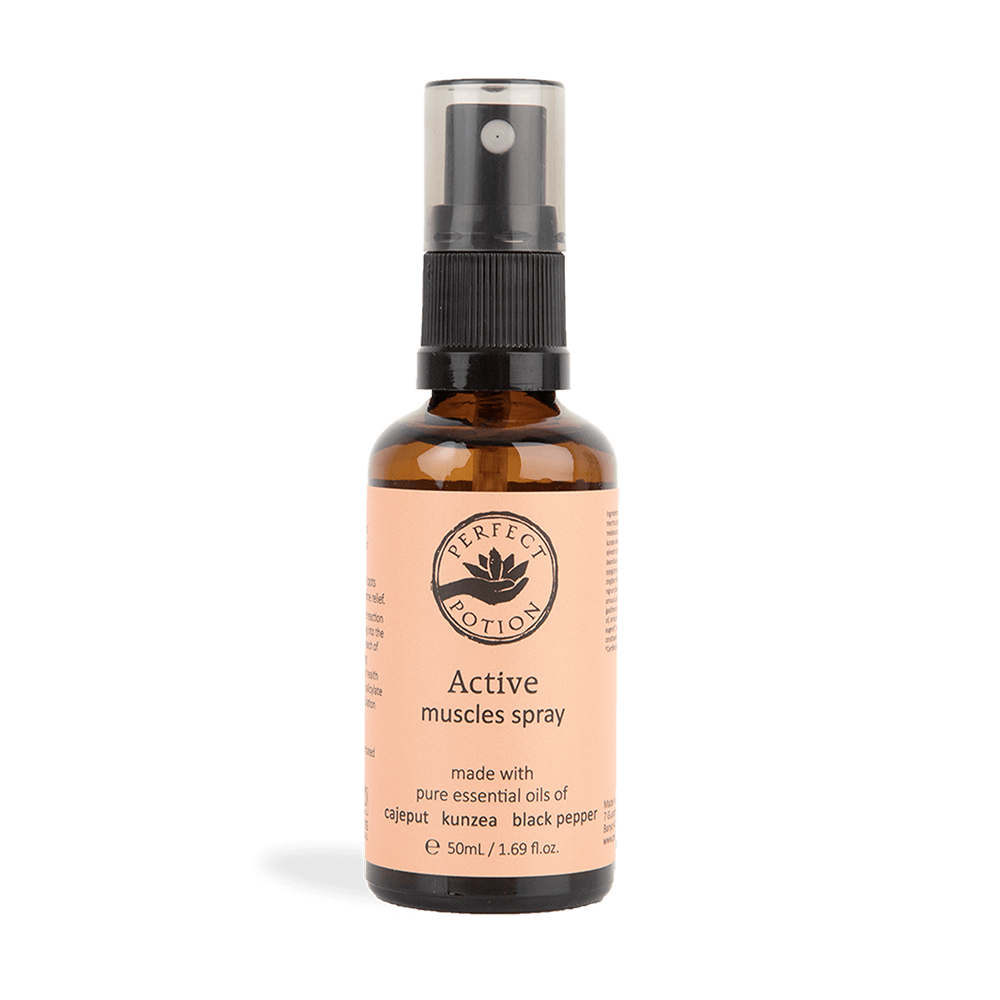 Active Muscles Spray | Aromatherapy | Massage Oils | Perfect Potion